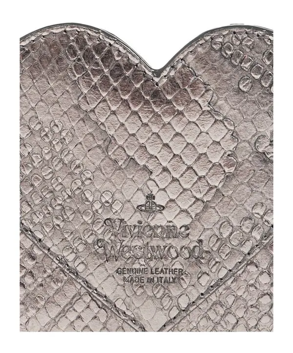 VIVIENNE WESTWOOD Heart-trim Embossed Card Holder