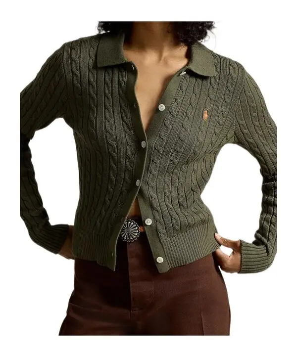 Polo Ralph Lauren Cable-knit Cotton Cardigan
