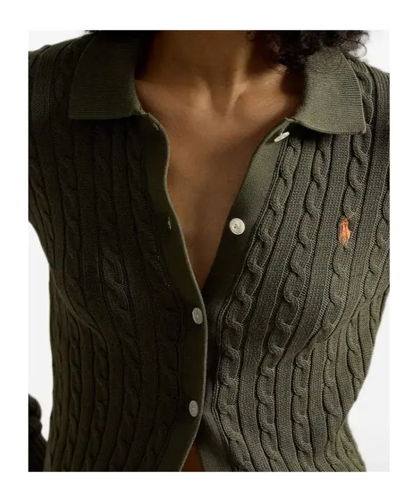 Polo Ralph Lauren Cable-knit Cotton Cardigan