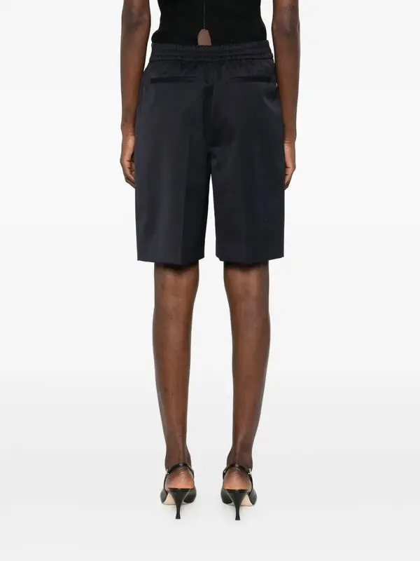 Victoria Beckham Pleated-front Knee-length Shorts