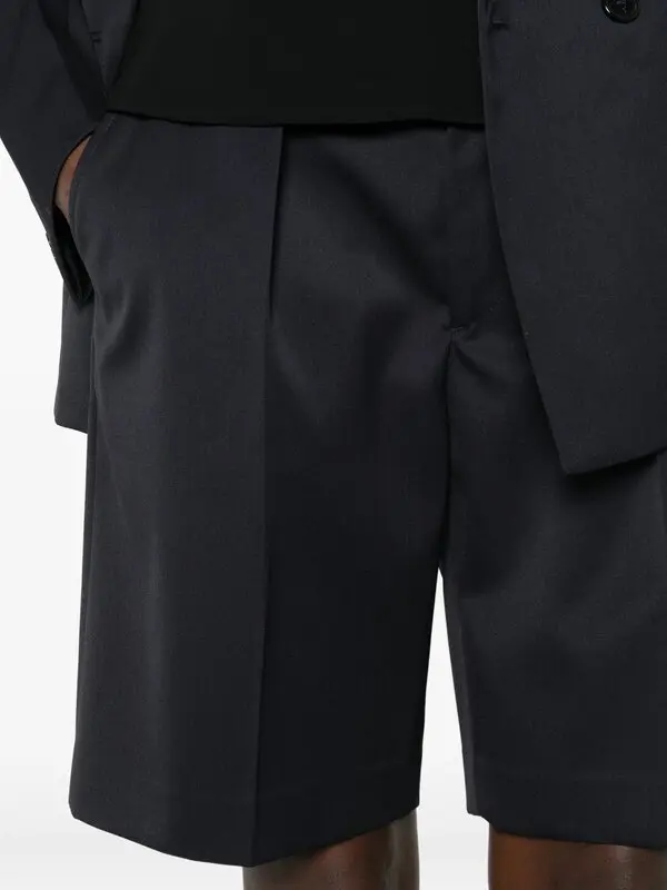Victoria Beckham Pleated-front Knee-length Shorts