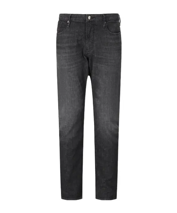 Emporio Armani Slim-fit Low-rise Jeans - Grey