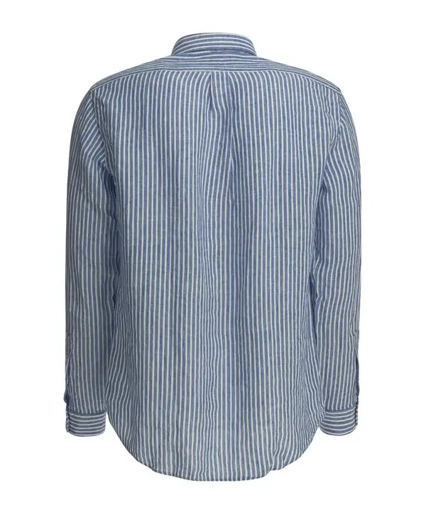 Polo Ralph Lauren Logo Detailed Striped Shirt