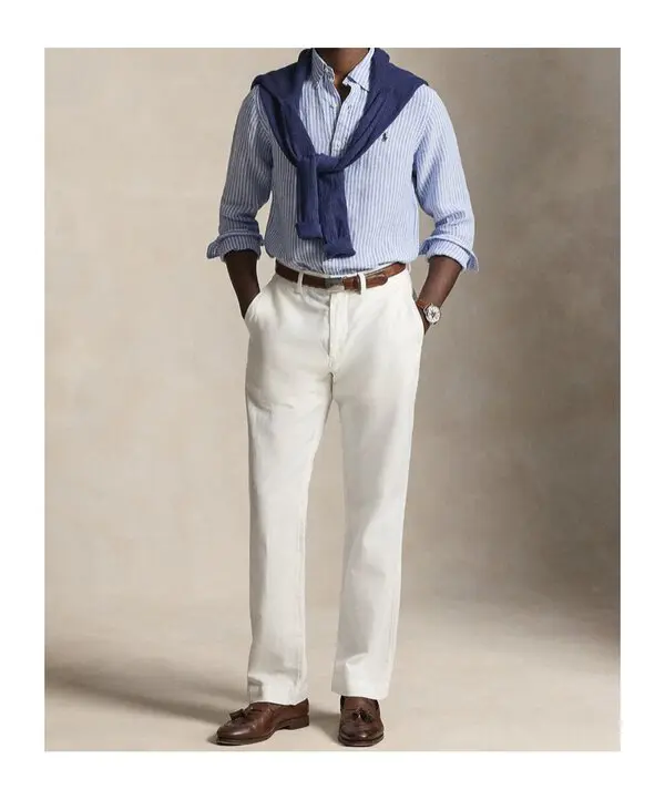 Polo Ralph Lauren Logo Detailed Striped Shirt