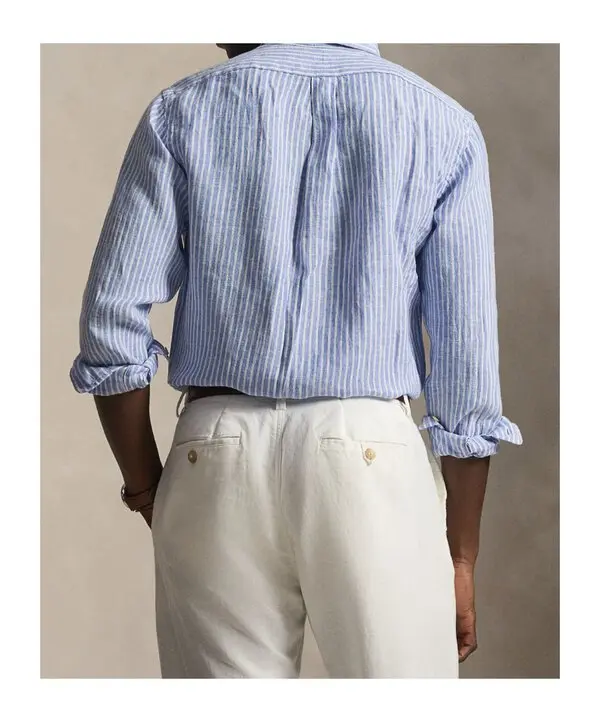 Polo Ralph Lauren Logo Detailed Striped Shirt
