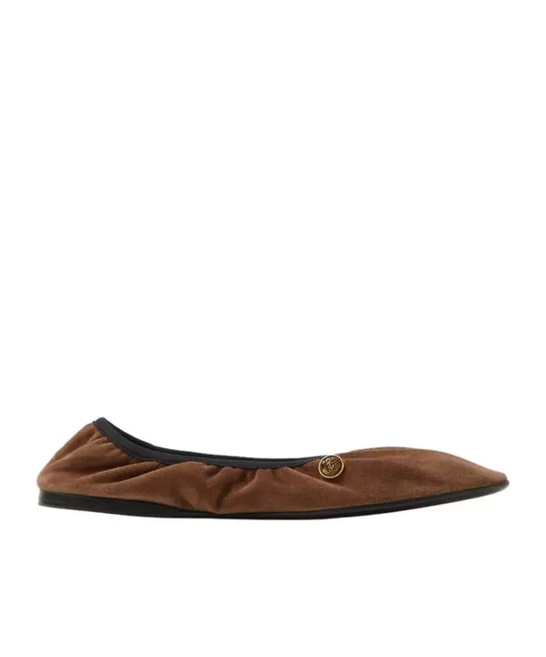 Versace Medusa-head Ballet Flats - No