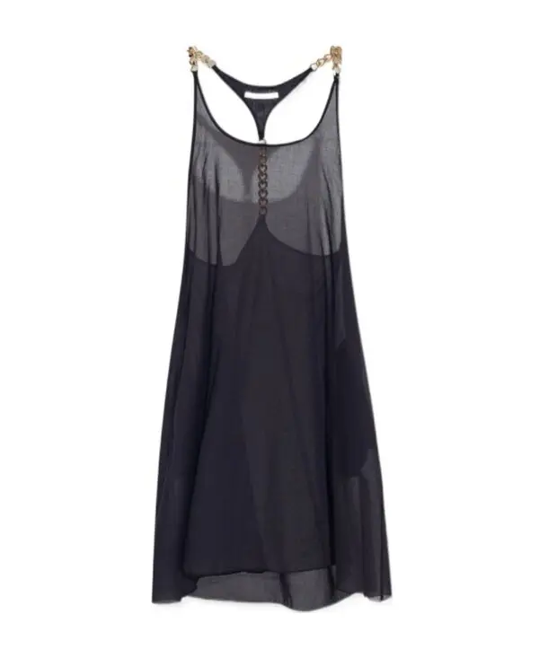 Stella McCartney Scoop-neck Knee-length Dress - Black