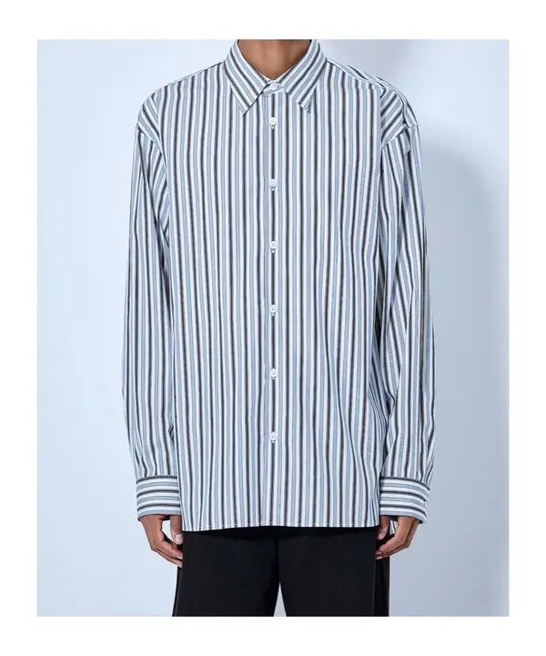 Dries Van Noten Striped Print Shirt