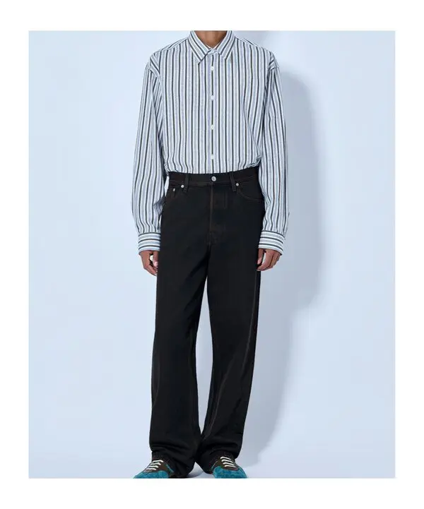 Dries Van Noten Striped Print Shirt