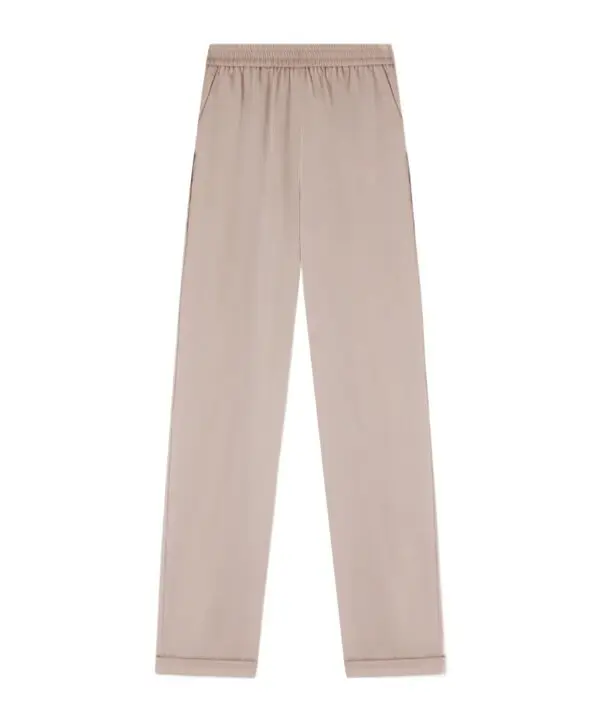 Emporio Armani Elasticated Trousers - Light Brown