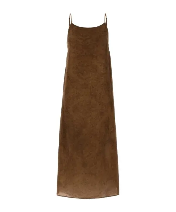 UMA WANG Sleeveless Dress - Brown