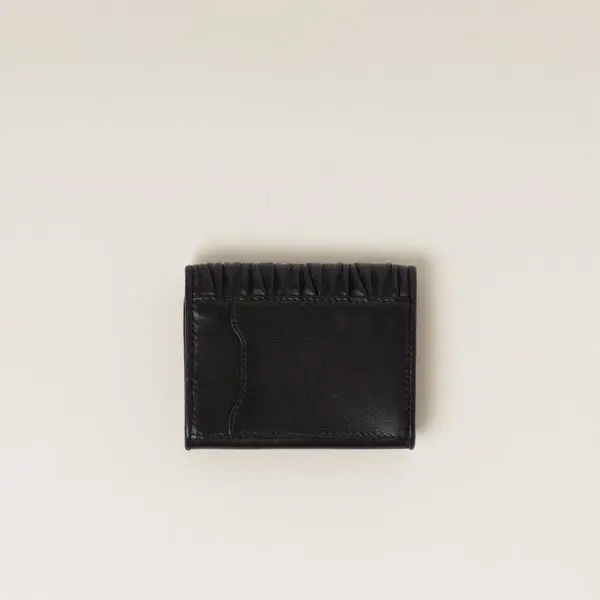 Miu Miu Matelassé Nappa Leather Card Holder