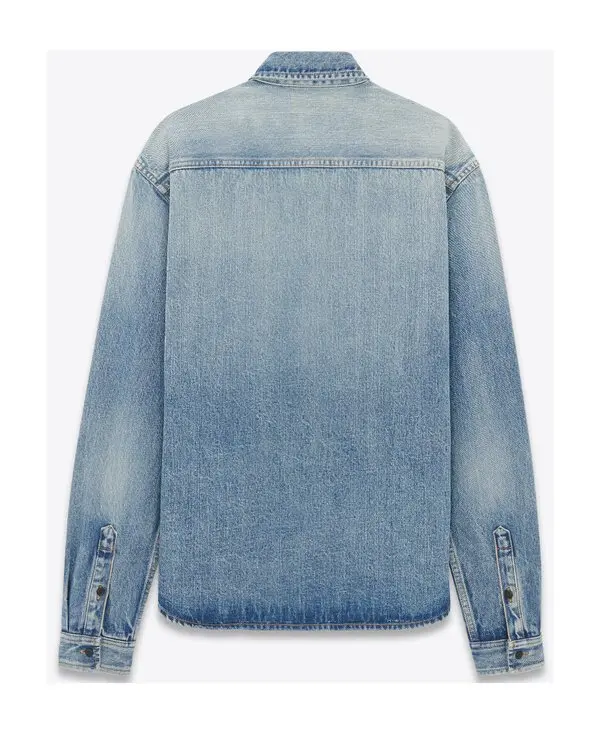 Saint Laurent Cassandre Denim Shirt