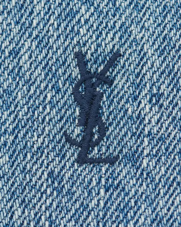 Saint Laurent Cassandre Denim Shirt