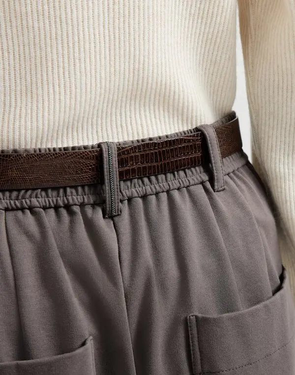Brunello Cucinelli Palazzo Pants With Monili Detail
