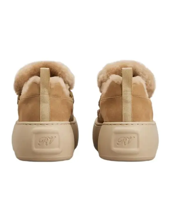 ROGER VIVIER Viv' Up Sneakers With Crystal Buckle