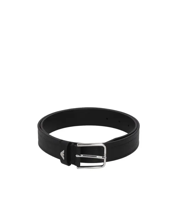 Emporio Armani Grained Leather Belt