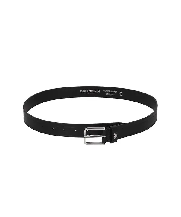 Emporio Armani Grained Leather Belt