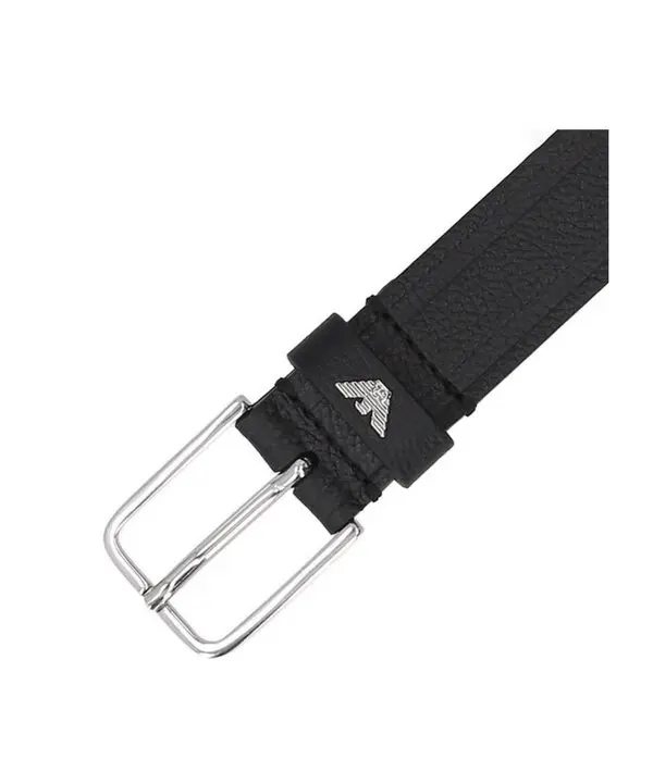Emporio Armani Grained Leather Belt