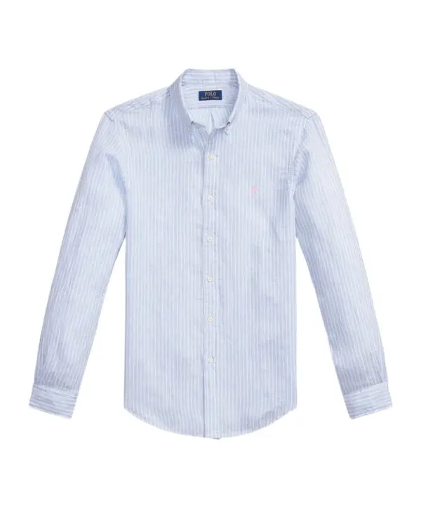 Polo Ralph Lauren Logo Embroidered Striped Shirt