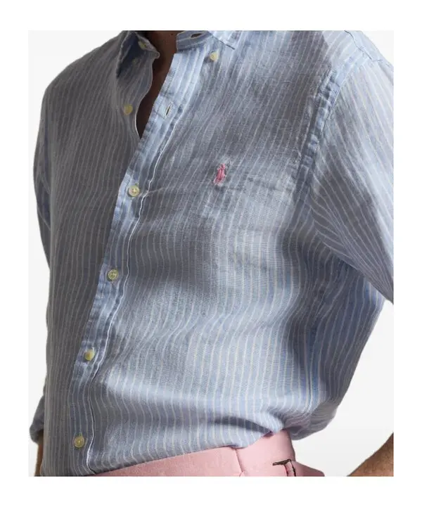 Polo Ralph Lauren Logo Embroidered Striped Shirt