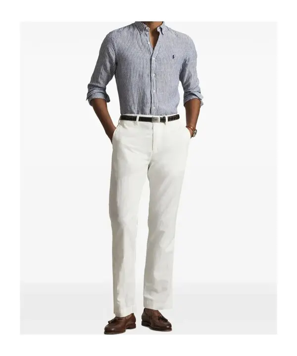 Polo Ralph Lauren Logo Embroidered Striped Shirt