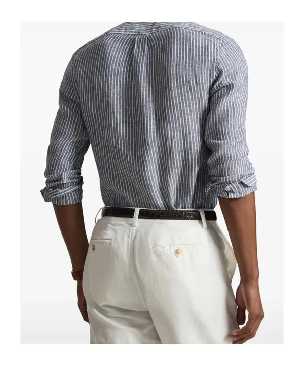 Polo Ralph Lauren Logo Embroidered Striped Shirt