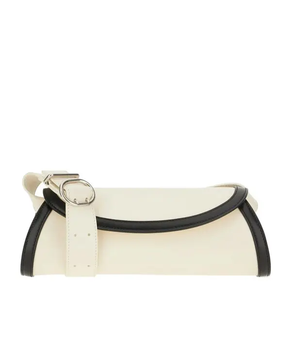 JIL SANDER Foldover Top Shoulder Bag