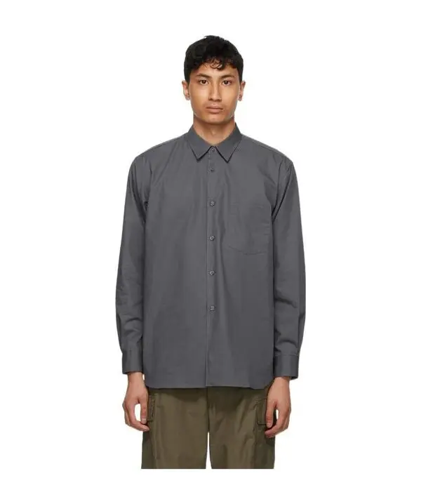 Comme Des Garçons Gray Logo Shirt
