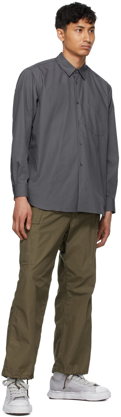 Comme Des Garçons Gray Logo Shirt