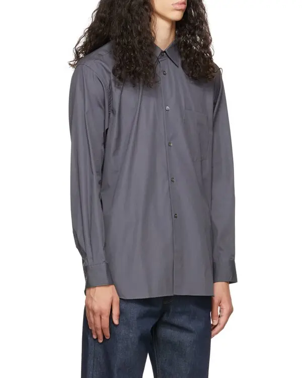 Comme Des Garçons Gray Logo Shirt