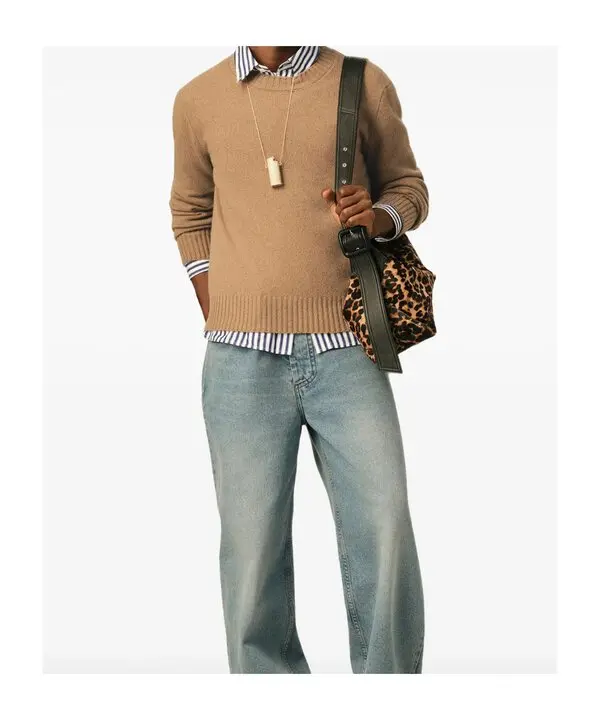AMI Paris Long-sleeve Knit Top