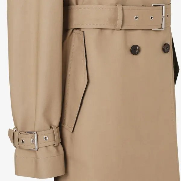 Fendi Double-breasted Midi Trench Coat
