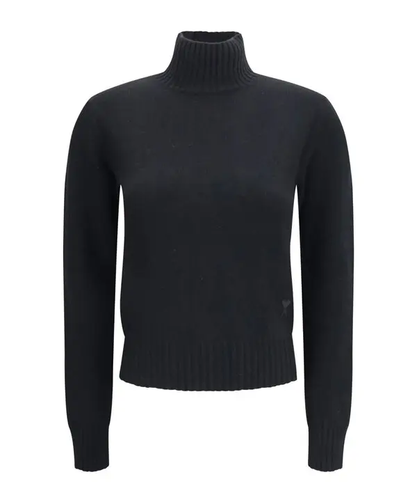 AMI Paris De Coeur Turtleneck Sweater
