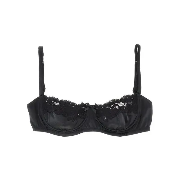 Dolce & Gabbana Satin And Lace Balconette Bra