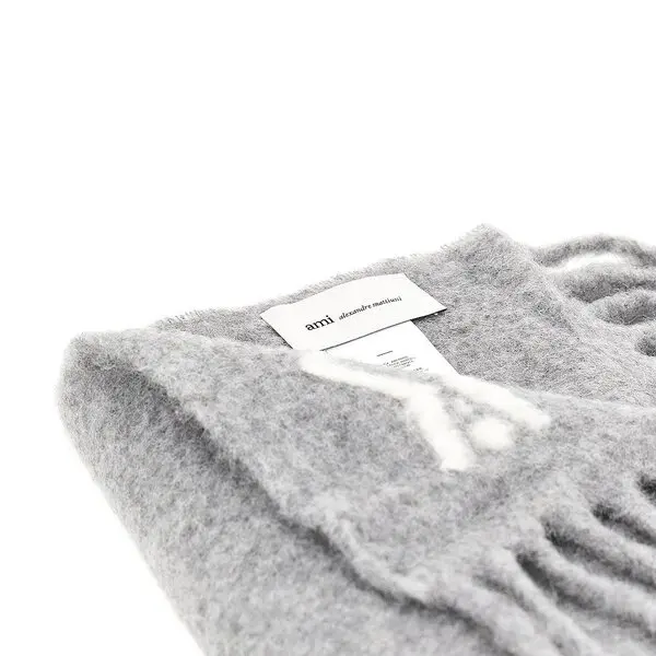 AMI Paris De Coeur' Alpaca-blend Scarf