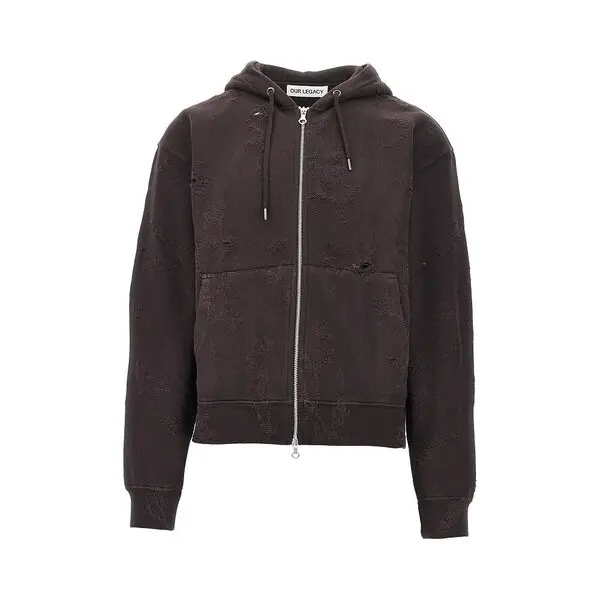 Our Legacy Rascal Full-zip Hoodie - Brown