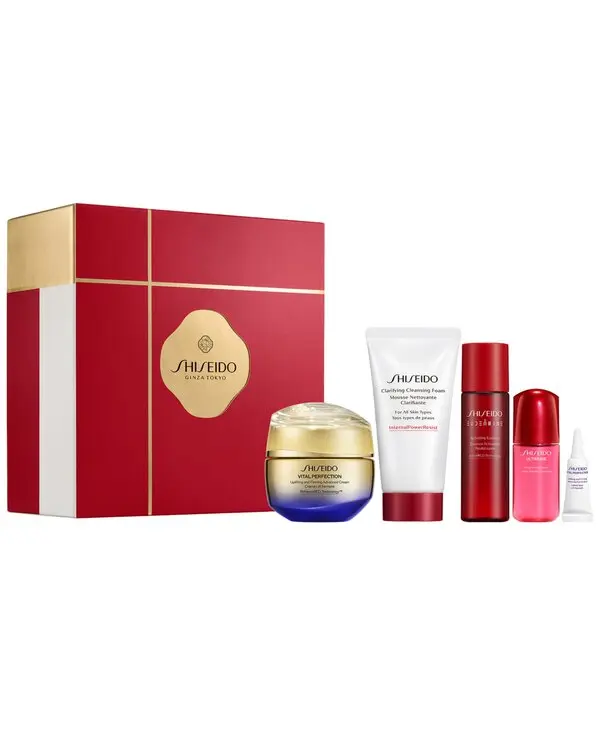 SHISEIDO 5-piece Vital Perfection Advanced Lifting & Firming Cream Set - No Color