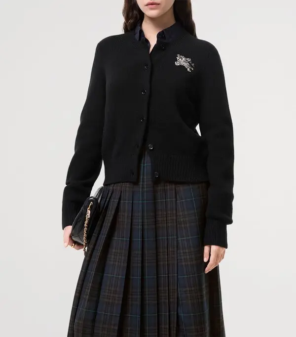 Burberry Wool-cashmere Ekd Cardigan