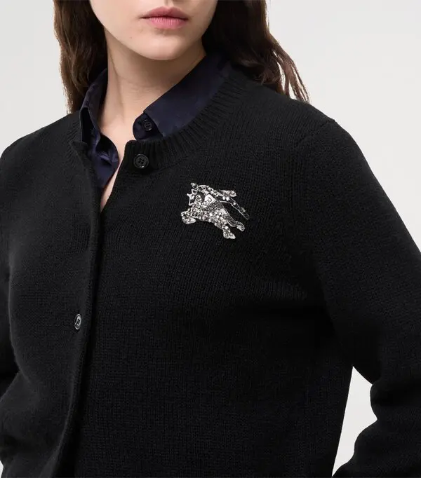 Burberry Wool-cashmere Ekd Cardigan