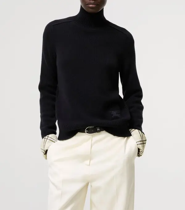 Burberry Cashmere High-neck Sweater