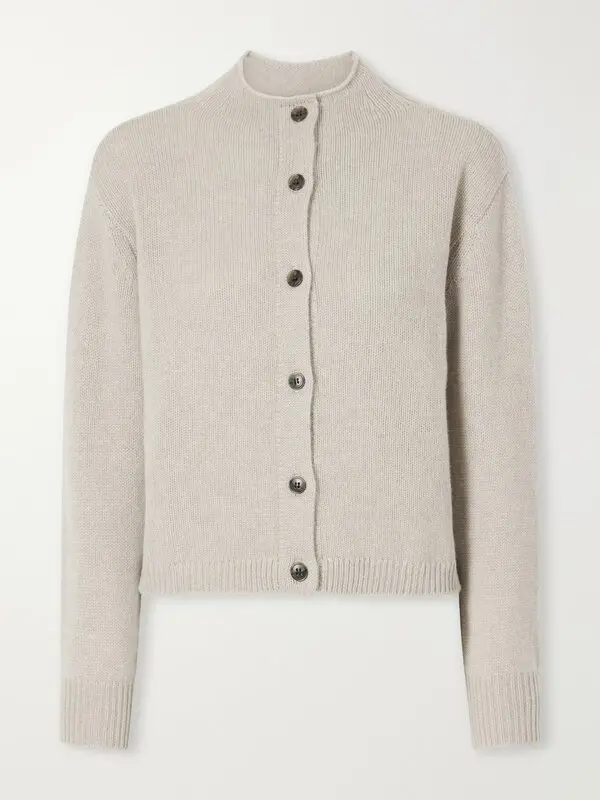 LISA YANG Zirelle Cashmere Cardigan - Neutrals