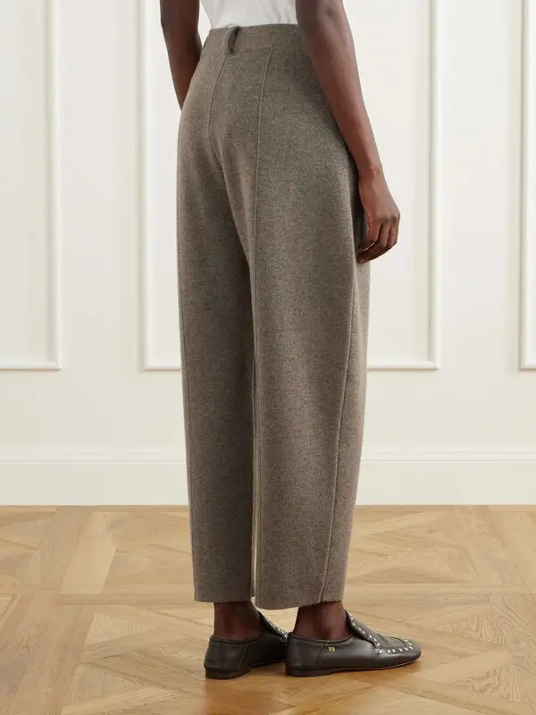 LISA YANG Wrenda Cashmere Barrel-leg Pants
