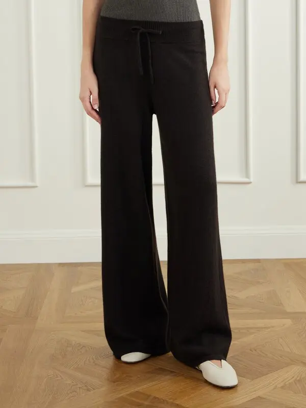 LISA YANG Sofi Cashmere Wide-leg Pants