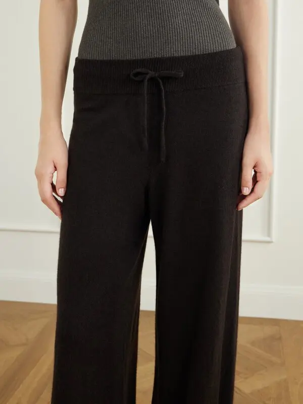 LISA YANG Sofi Cashmere Wide-leg Pants