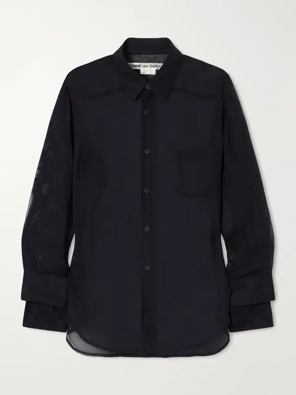 Comme Des Garçons Georgette Shirt