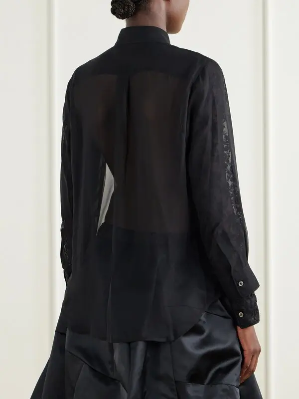 Comme Des Garçons Georgette Shirt