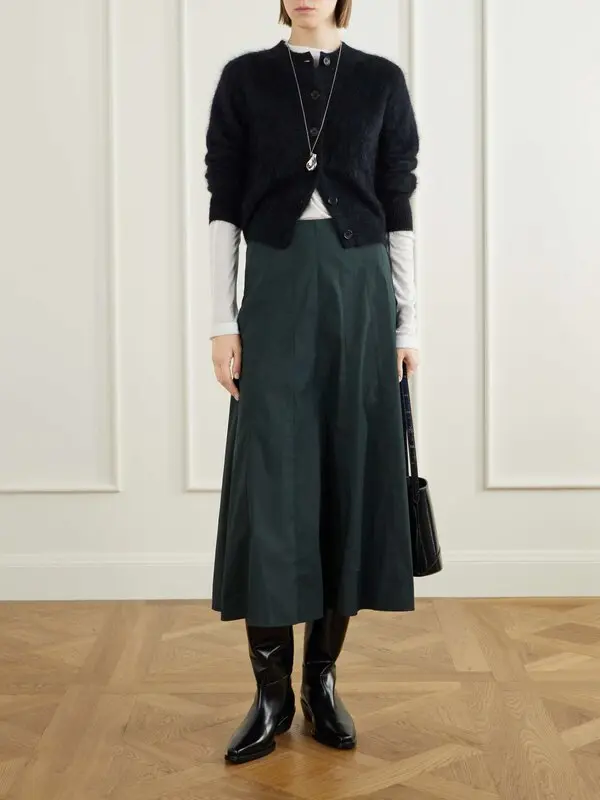 LISA YANG Azalea Brushed-cashmere Cardigan