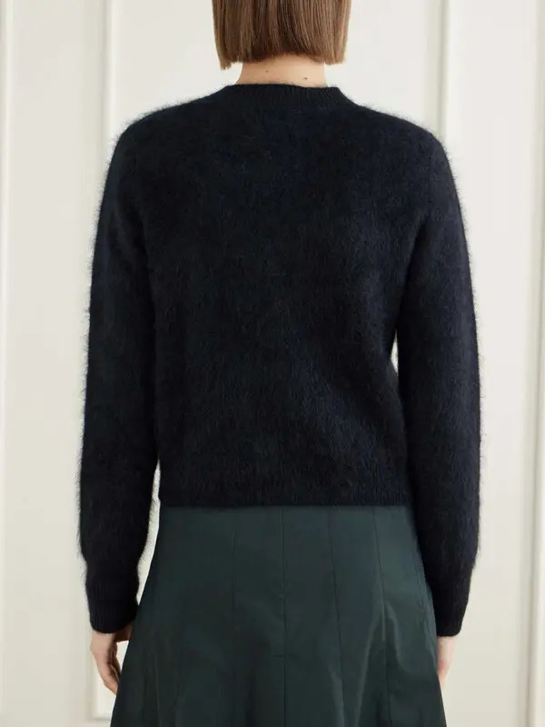 LISA YANG Azalea Brushed-cashmere Cardigan