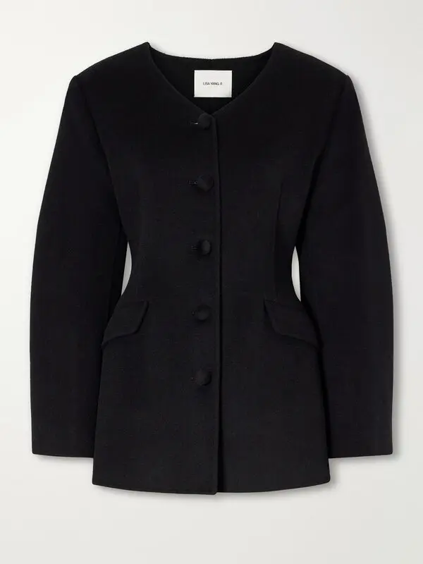 LISA YANG Double Wool And Cashmere-blend Jacket